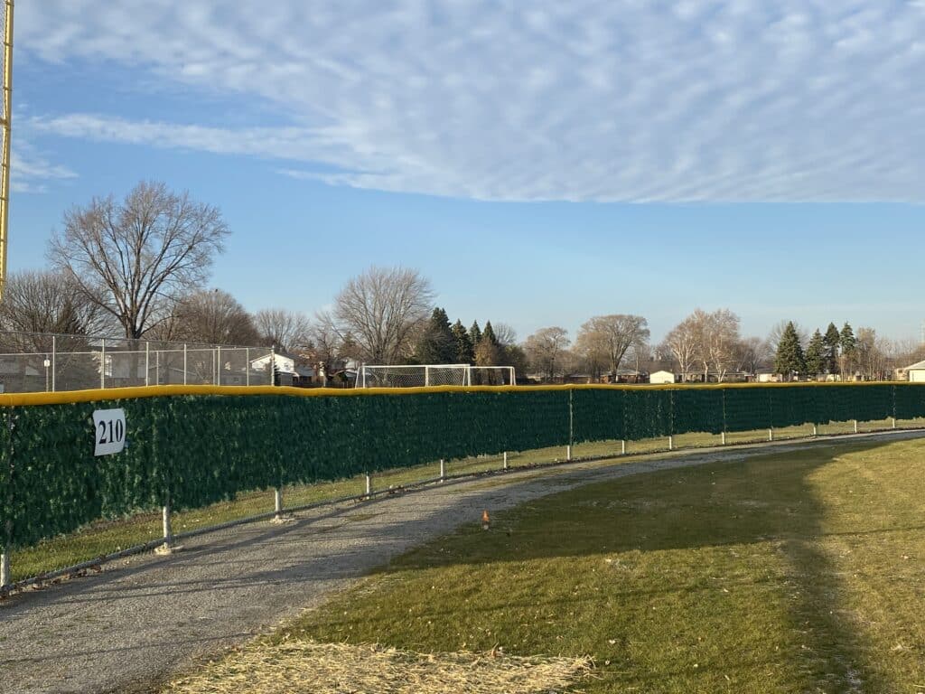 Baseball Diamond Fencing and More at Cousino High School